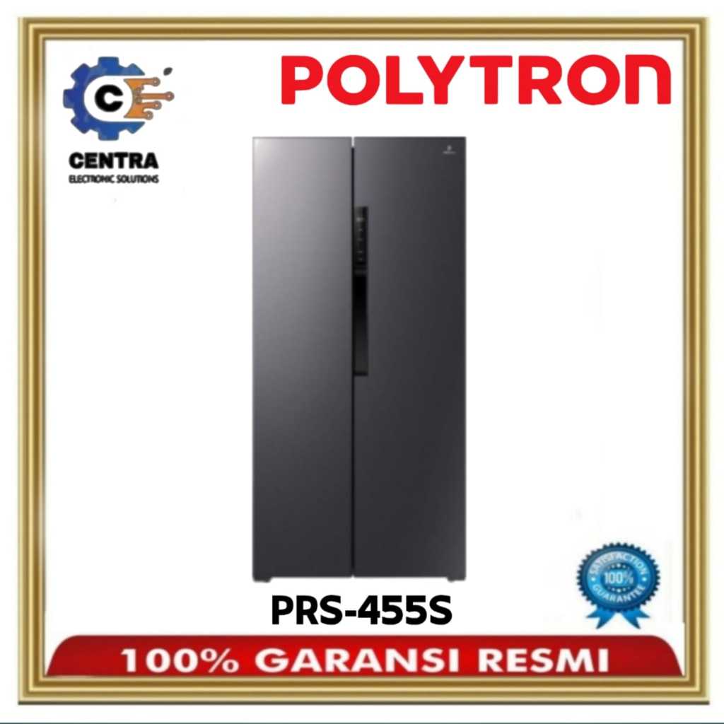 Jual POLYTRON KULKAS SIDE BY SIDE POLYTRON INVERTER PRS 455S GARANSI ...