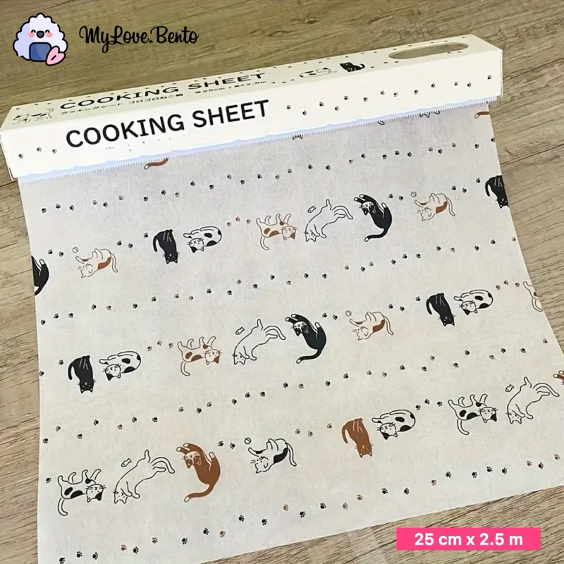 Jual Baking Paper Kertas Alas Bento Wax Paper Cooking Sheet | Shopee ...