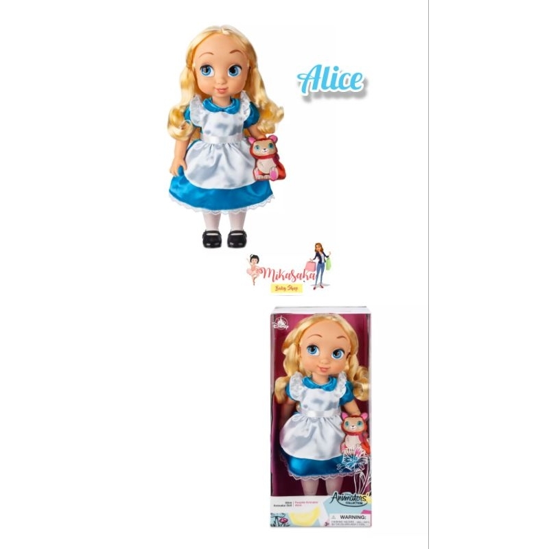 Jual Boneka Disney Animators Alice Animator Alice Doll | Shopee Indonesia