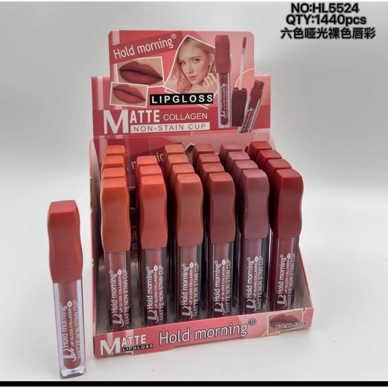 Jual [ Satuan ] Hold Morning Non Stain Cup Matte Lip Cream | Shopee ...