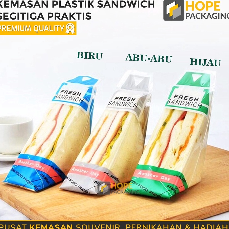 Jual PAKET LENGKAP ISI 2 pcs Kemasan plastik sandwich Uk 25cm x 55cm ...
