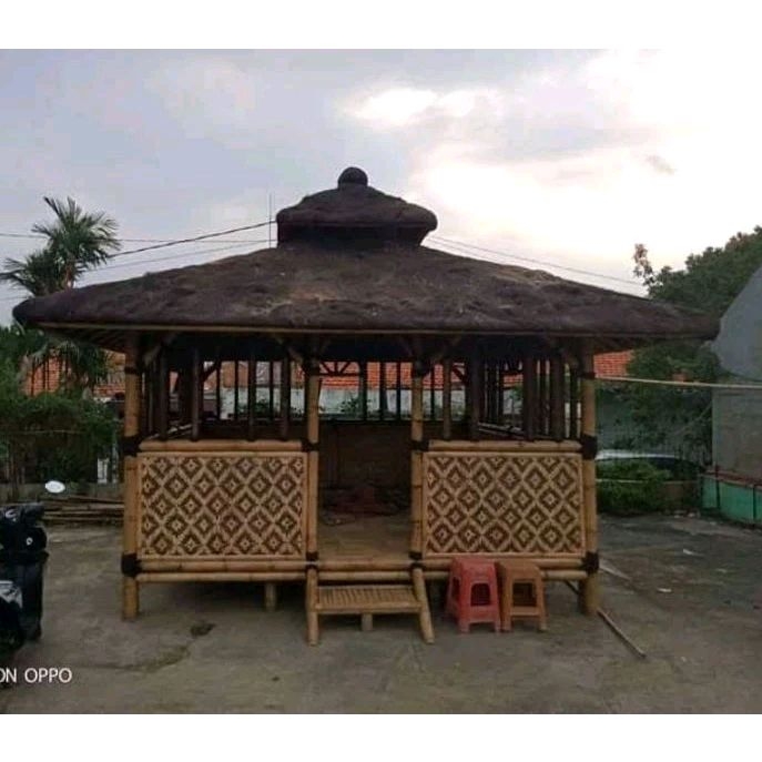 Jual Mushola bambu atap ijuk, mushola minimalis | Shopee Indonesia