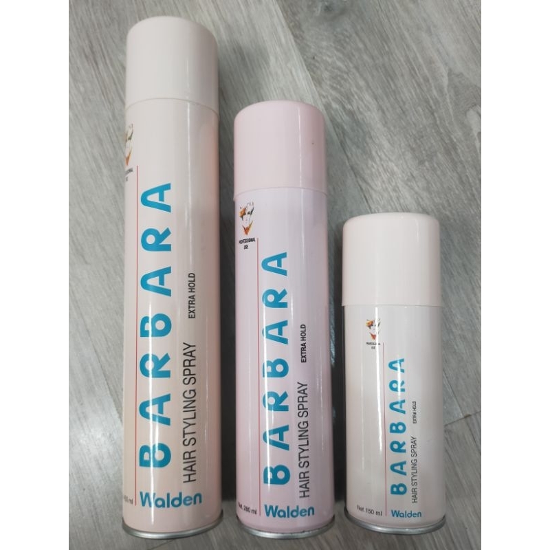 Jual Barbara Walden Extra Hold Hair styling Spray (450ml, 280ml, 150ml ...