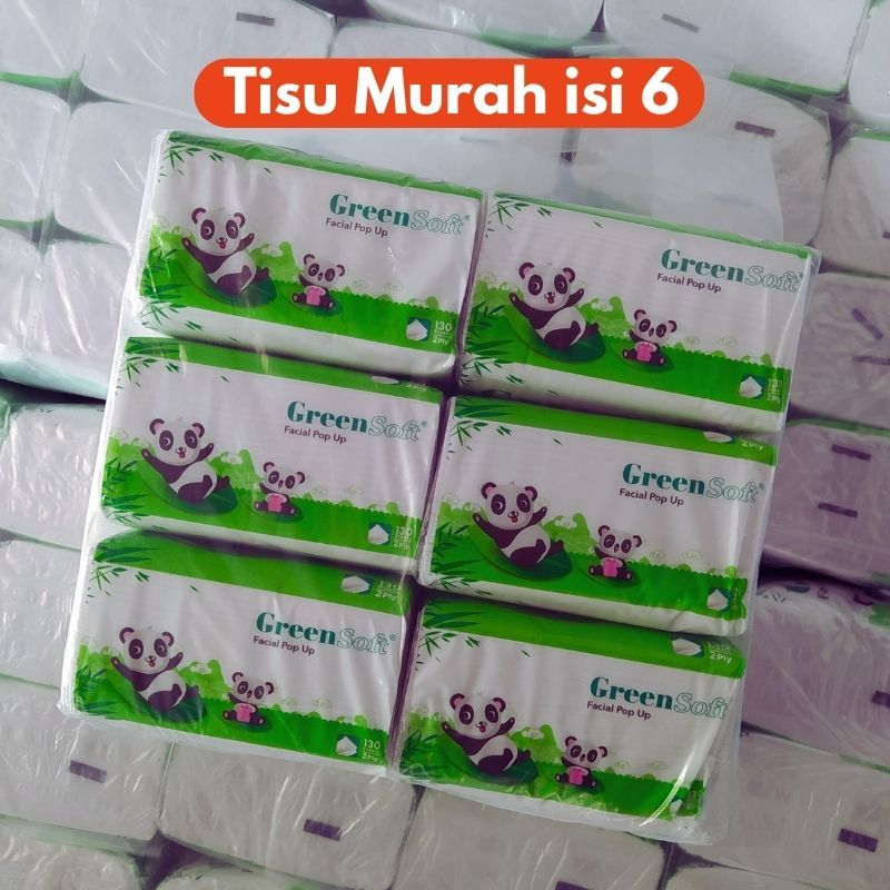 Jual Tisu Greensoft Pop Up 6Pcs 130s | Shopee Indonesia