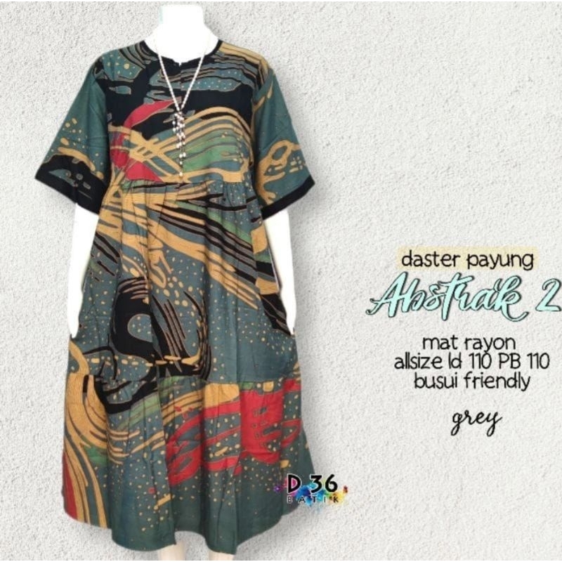 Jual SEMERBAK BATIK ORI SEKDRES DASTER PAYUNG JELITA HOMEDRESS KEKINIAN ...
