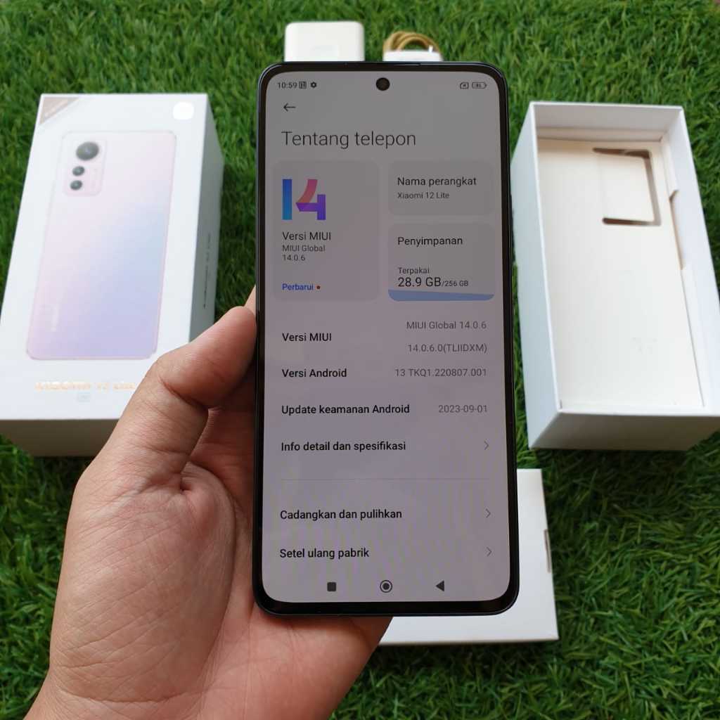 Jual HANDPHONE XIAOMI REDMI NOTE 12 PRO 5G 8/256GB SECOND SEKEN BEKAS ...