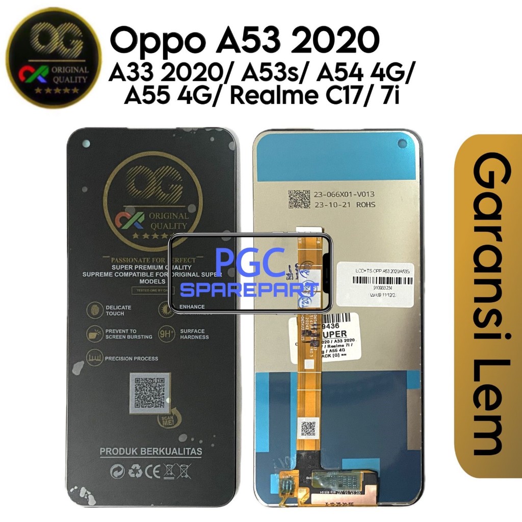 Jual ORIGINAL SUPER OG - LCD Touchscreen Fullset Oppo A53 2020 / A33 2020 / A53S / A54 4G / A55 ...