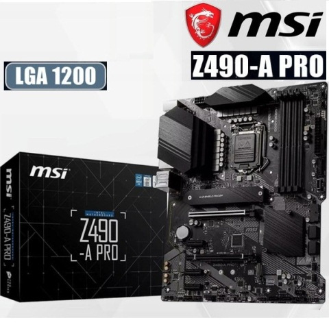 Jual MSI Z490-A PRO Motherboard Intel Gen 10 Socket LGA 1200 MOBO ATX ...