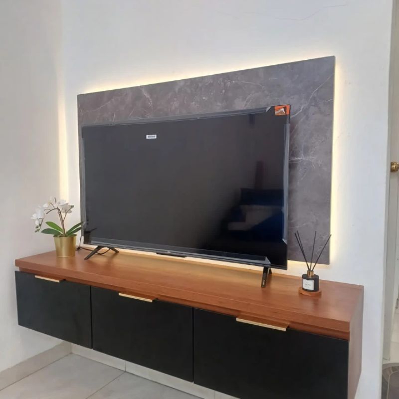 Jual Backdrop TV / lemari tv / kabinet tv | Shopee Indonesia