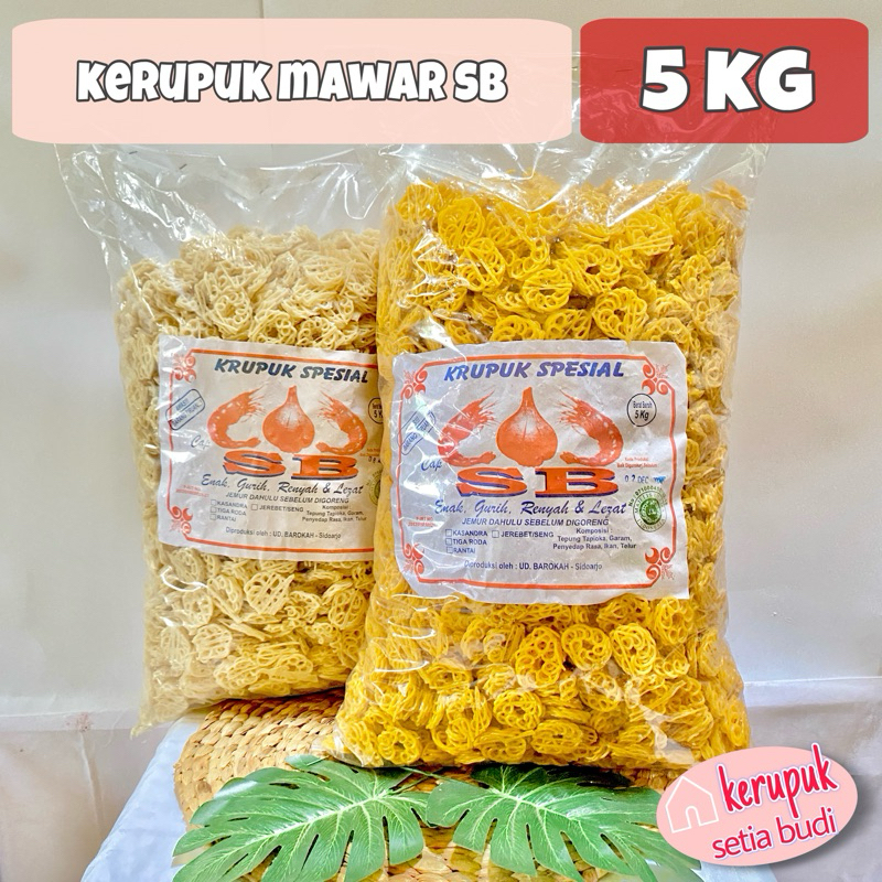 Jual KERUPUK SEBLAK RAFAEL / KERUPUK MAWAR 1 BAL (5 KG) | Shopee Indonesia