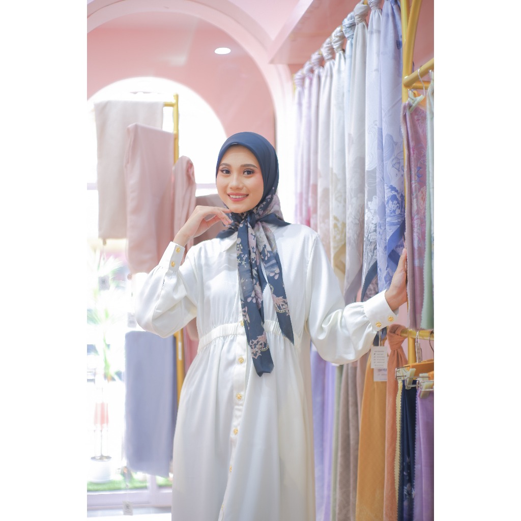 Jual SEA SHELL SERIES by KEAN SIGNATURE hijab printing hijab motif voal ...