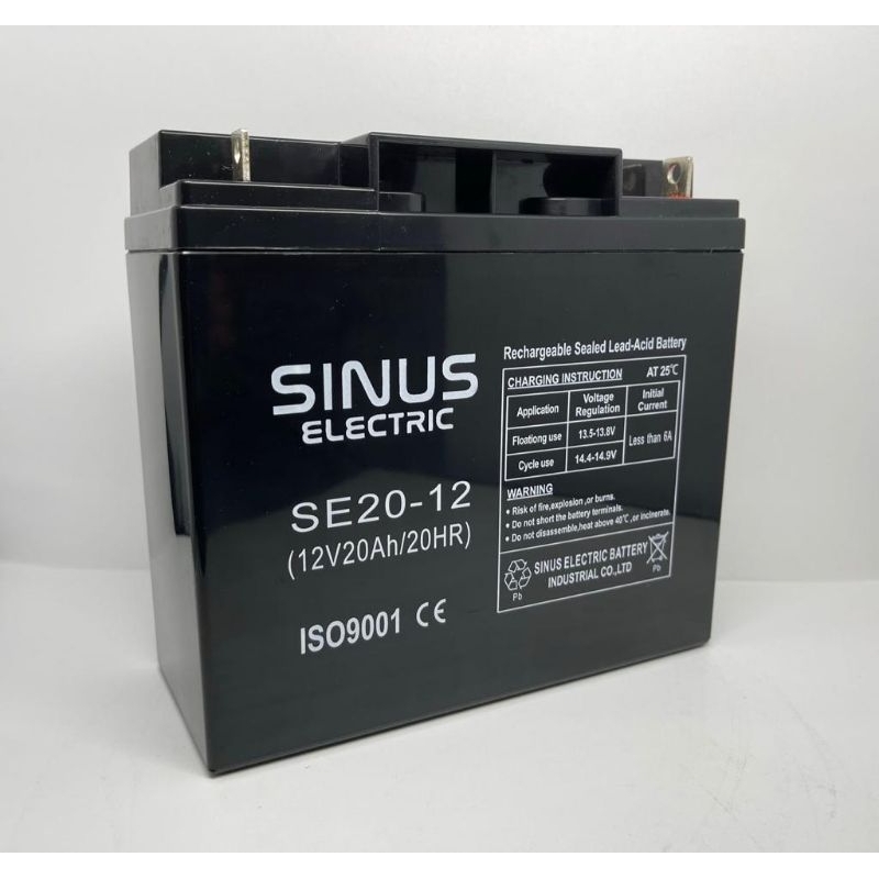 Jual Aki Kering Sinus Electric VRLA 12V 20Ah UPS Genset Kursi Roda ...