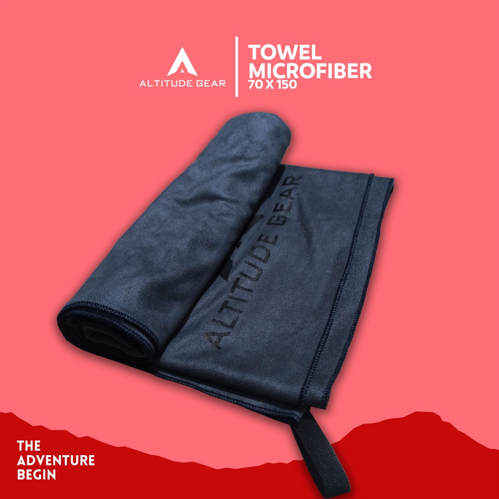 Jual Handuk Mandi Traveling Microfiber Quickdry Ultralight 70cm x 150cm ...