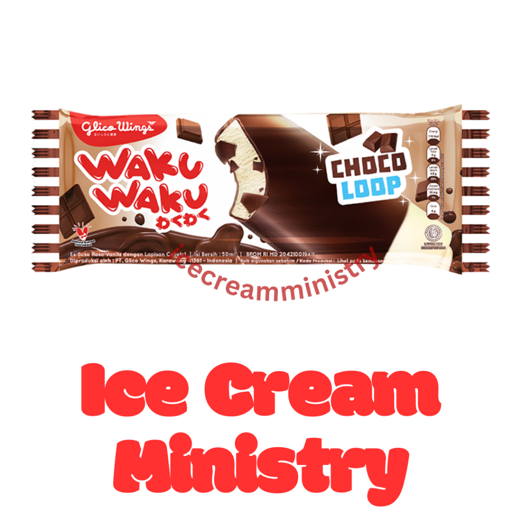 Jual Glico Es Krim Waku JCone Haku Frost Bite | Shopee Indonesia