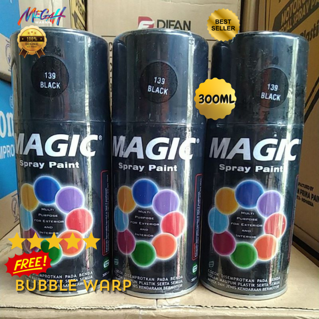 Jual Pilok Cat Semprot Hitam Kilap Black Doff Dop Black Metalik Epoxy ...