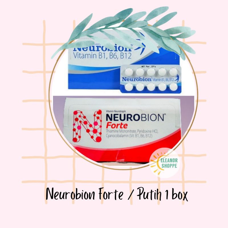 Jual Neurobion Forte / Putih 1 Dus / Box isi 25 strip - Vitamin ...