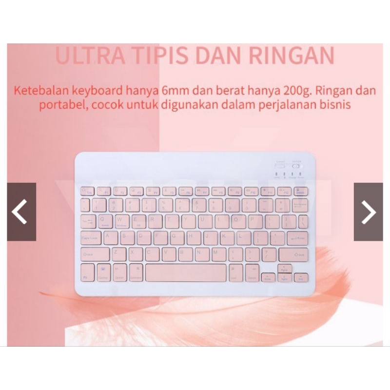 Jual Keyboard Only - Wireless Bluetooth Keyboard Set Lightweight ...