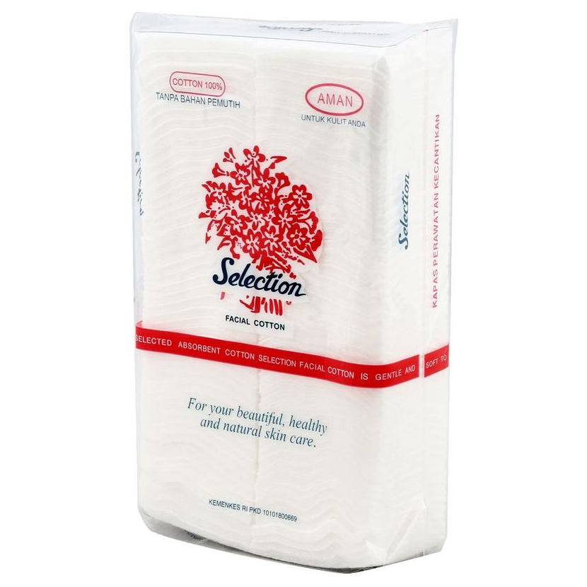 Jual KAPAS SELECTION FACIAL COTTON 35 50 75 gr TANPA PEMUTIH KAPAS ...