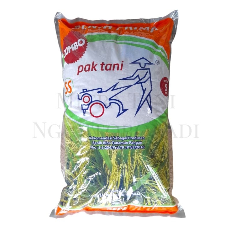Jual Benih Padi Pepe Prima Jumbo Cap Pak Tani 5Kg | Shopee Indonesia