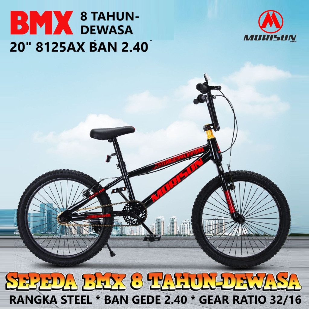 Jual Sepeda BMX Morison MS8125AX 20 Inci x 2.40 Inci Fat Tire V-Brake ...