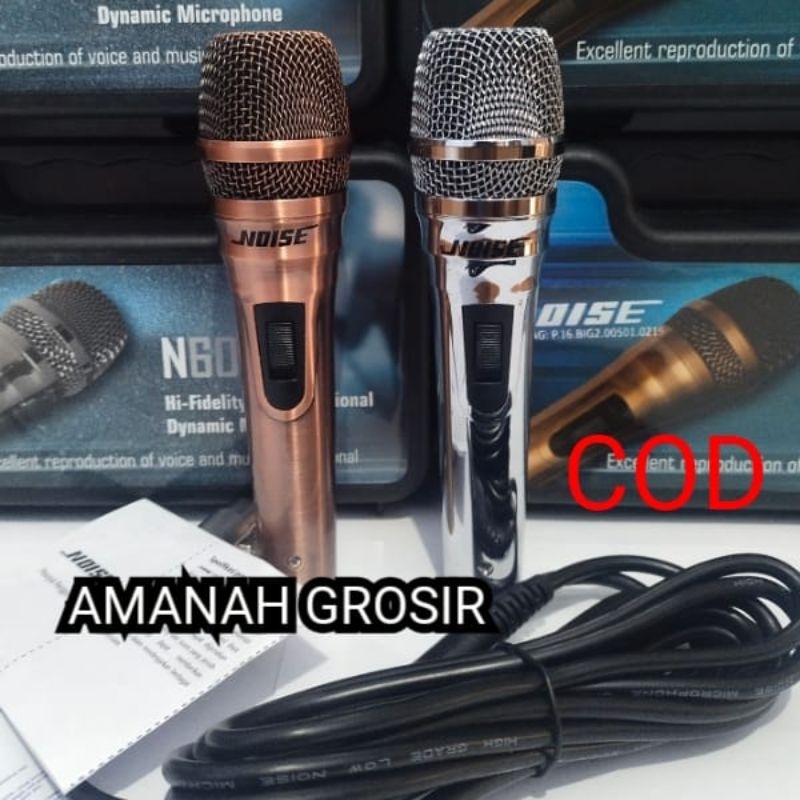 Jual MIC/ MIK/ MIKROFON MERK NOIS S.96 & N 609.DILENGKAPI KOPER MIK ...