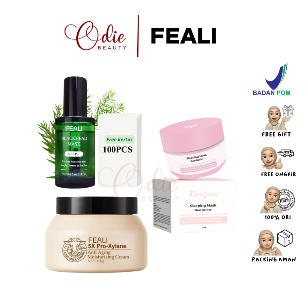Jual BLACK HEAD FEALI MOISTURIZER FEALI GOAT MILK 5X PRO-XYLANE ...
