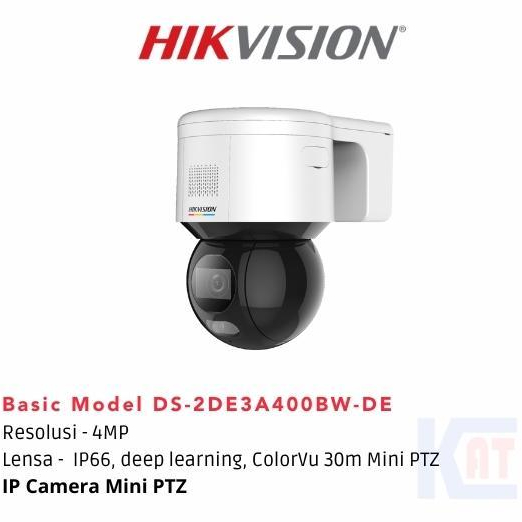 Jual IPCAM PTZ HIKVISION DS-2DE3A400BW-DE (4MP/H.265+/H.265/120DB WDR ...