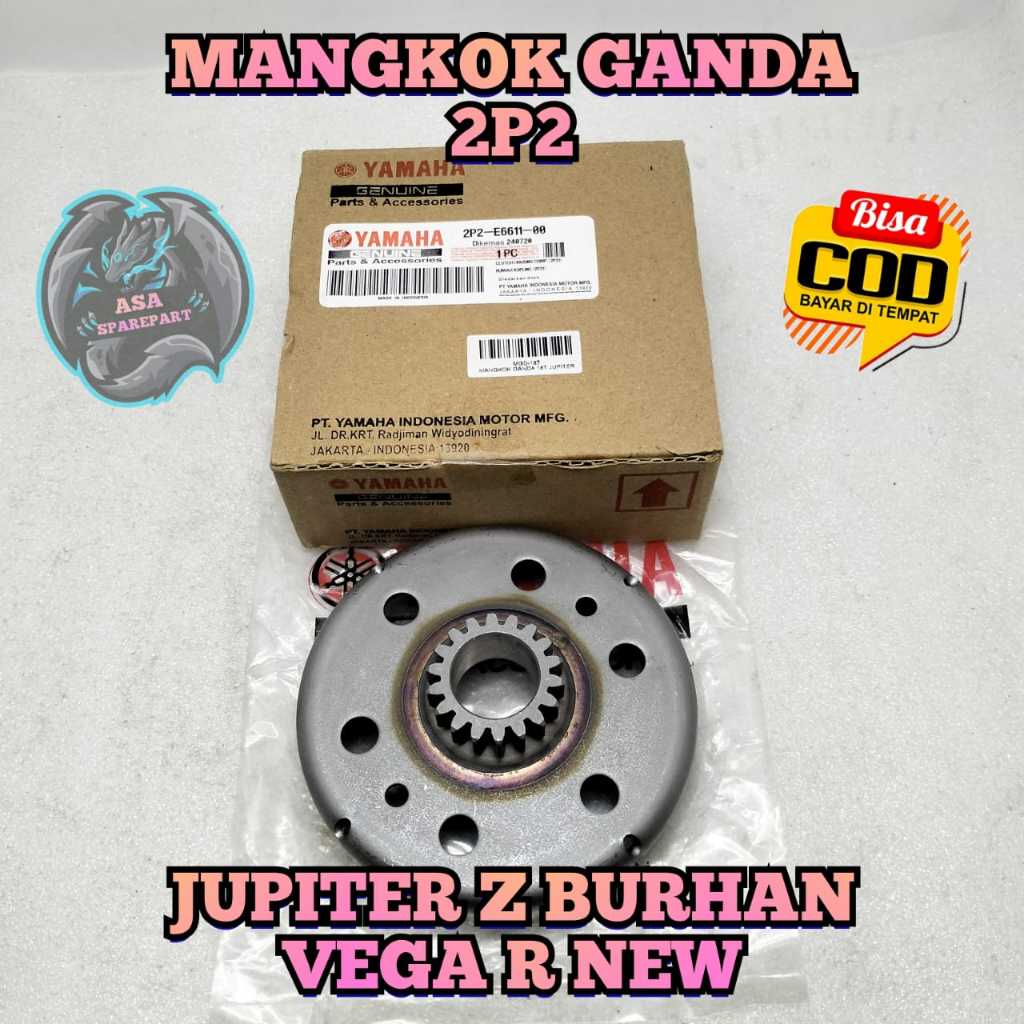Jual MANGKOK GANDA 2P2 ASLI ORIGINAL Motor YAMAHA JUPITER Z BURHAN ...