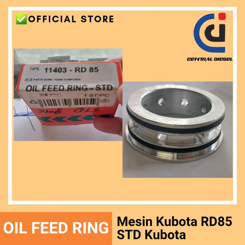 Jual Oil Feed Ring STD Oring Mesin Diesel Kubota RD 85 Merk Kubota ...