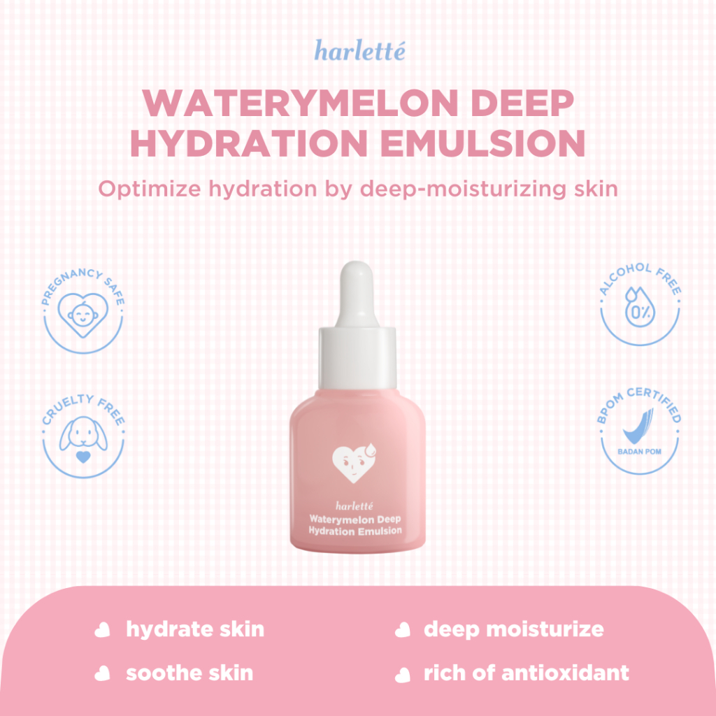 Jual PROMO!! ORIGINAL Harlette Waterymelon Deep Hydration Emulsion ...