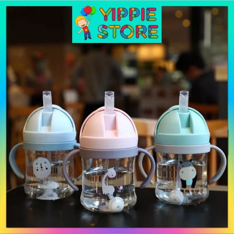 Jual YIPPIE - Botol Minum Anak Sedotan Lucu Botol Minum Bayi Training Cup Baby Botol Minum ...