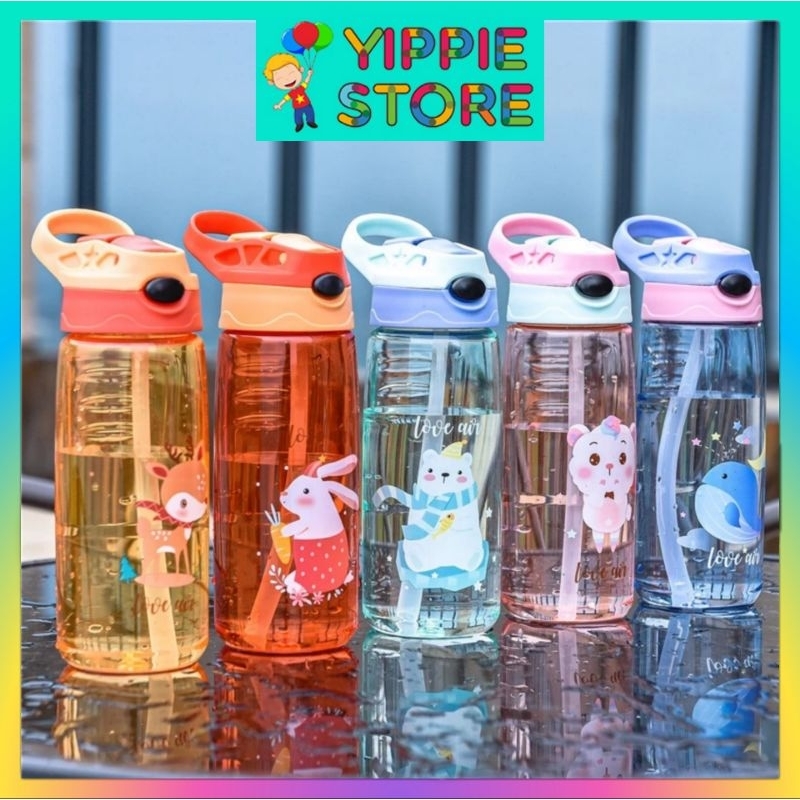 Jual YIPPIE - Botol Minum Anak 550ml BPA FREE / Botol Anak Minum Karakter Lucu Motif | Shopee ...