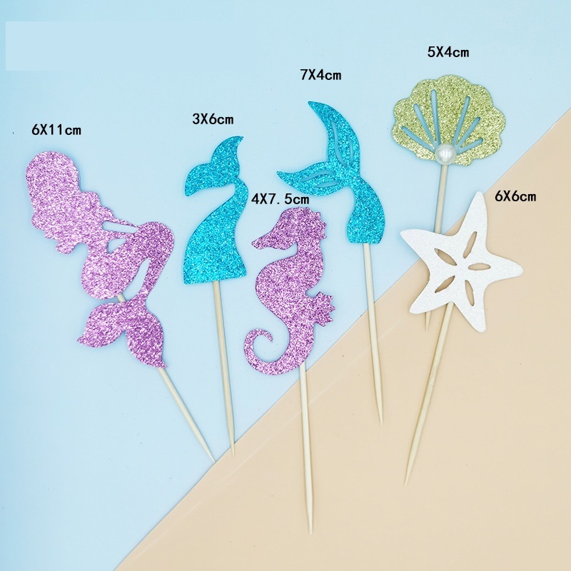 Jual Topper Mermaid Putri Duyung Hiasan Cake Kue Ulang Tahun Ultah ...