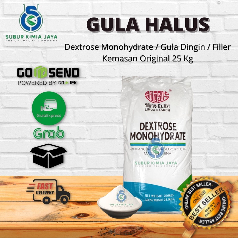 Jual Dextrose Monohydrate / Gula Donat / Gula Dingin 25 KG | Shopee ...
