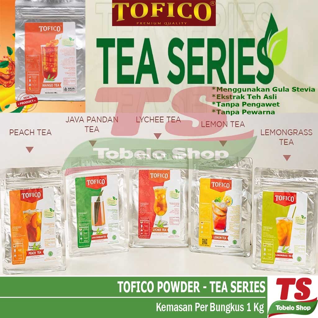 Jual TOFICO LEMON TEA POWDER 1KG / PEACH TEA / LYCHEE TEA / PANDAN TEA / MANGGO TEA / LEMONGRASS ...