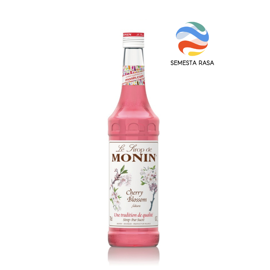 Jual Monin Cherry Blossom Syrup 700ML | Sirup Sakura Bunga Jepang 700 ...