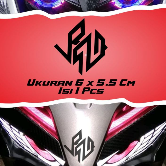 Jual Stiker Motor Viral Tiktok Keren VRSG V2 Logo Sticker Motor Matic ...