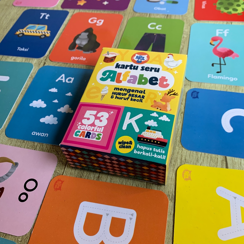 Jual [Ready Stock] Flash Card Huruf Angka TGOF - KARTU SERU ALFABET ...