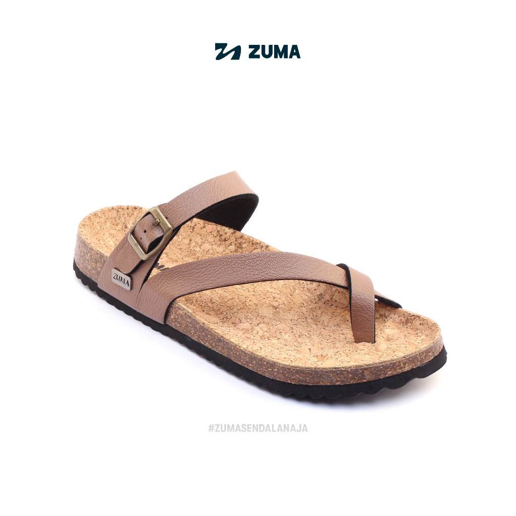 Jual Zuma Women Luna 2 Mocha, Sandal Slop Wanita Karet Slip On Polos ...