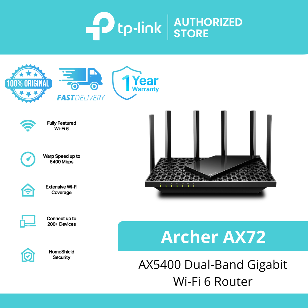 Jual TP-LINK Archer AX72 AX5400 Dual band Gigabit Wi Fi 6 router Wi Fi ...