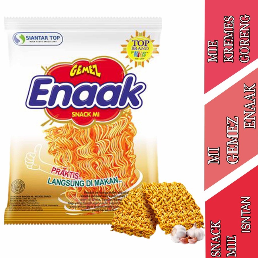 Jual Mie Kremes Goreng - Mi Gemez Enaak - Snack Mie Instan - 22gr ...