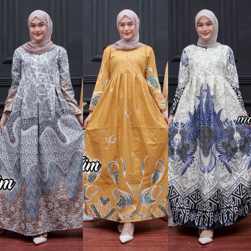 Jual GAMIS BATIK FASHION MODEREN BUSUI FRENDLY | Shopee Indonesia