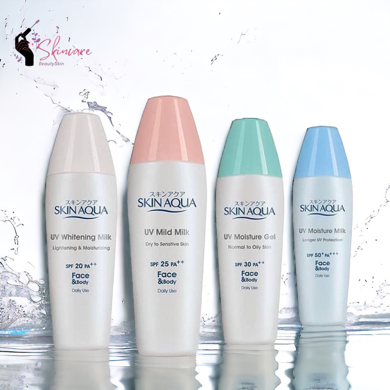 Jual Skin Aqua Whitening milk Skin Aqua Moisture Milk Skin Aqua mild ...