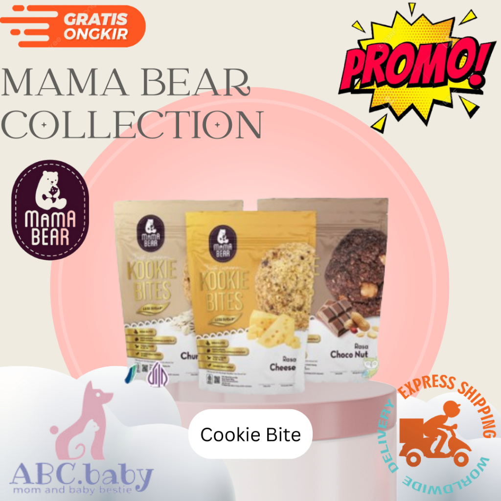 Jual Mama Bear Kookie Bites X Yovita Lesmana - Kukis Pelancar ASI ...