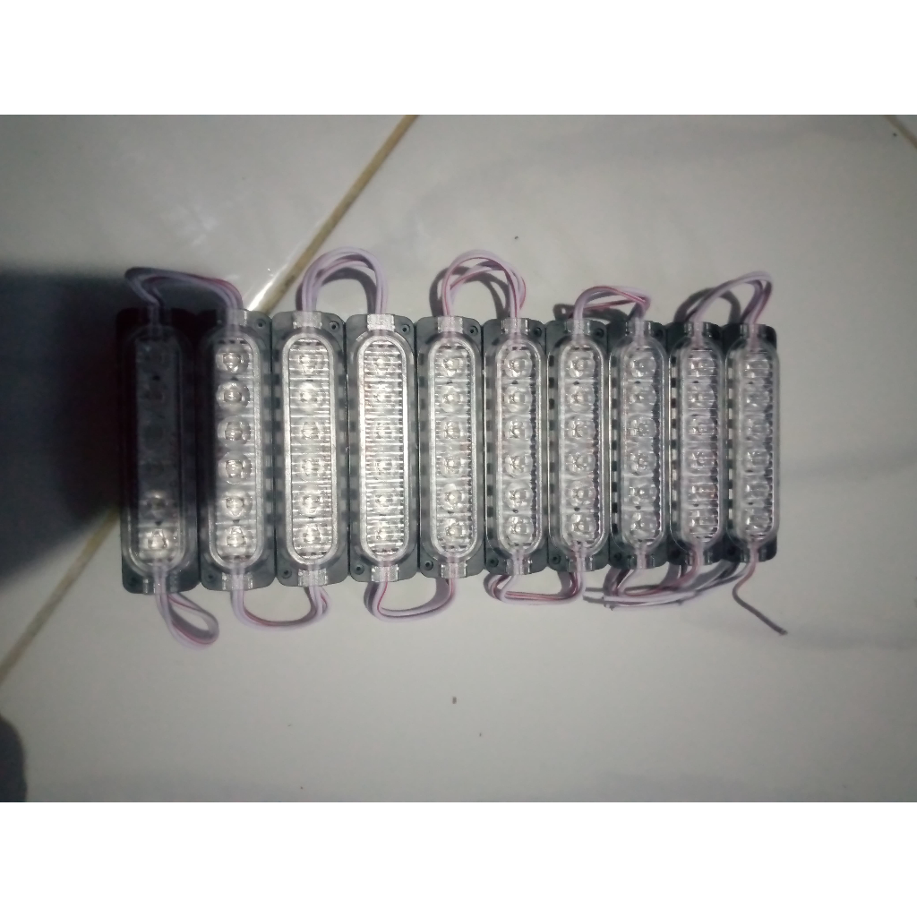 Jual Modul Lampu Ultrasonic LED 6 Mata 6W 12Volt 24Volt Supersonic ...