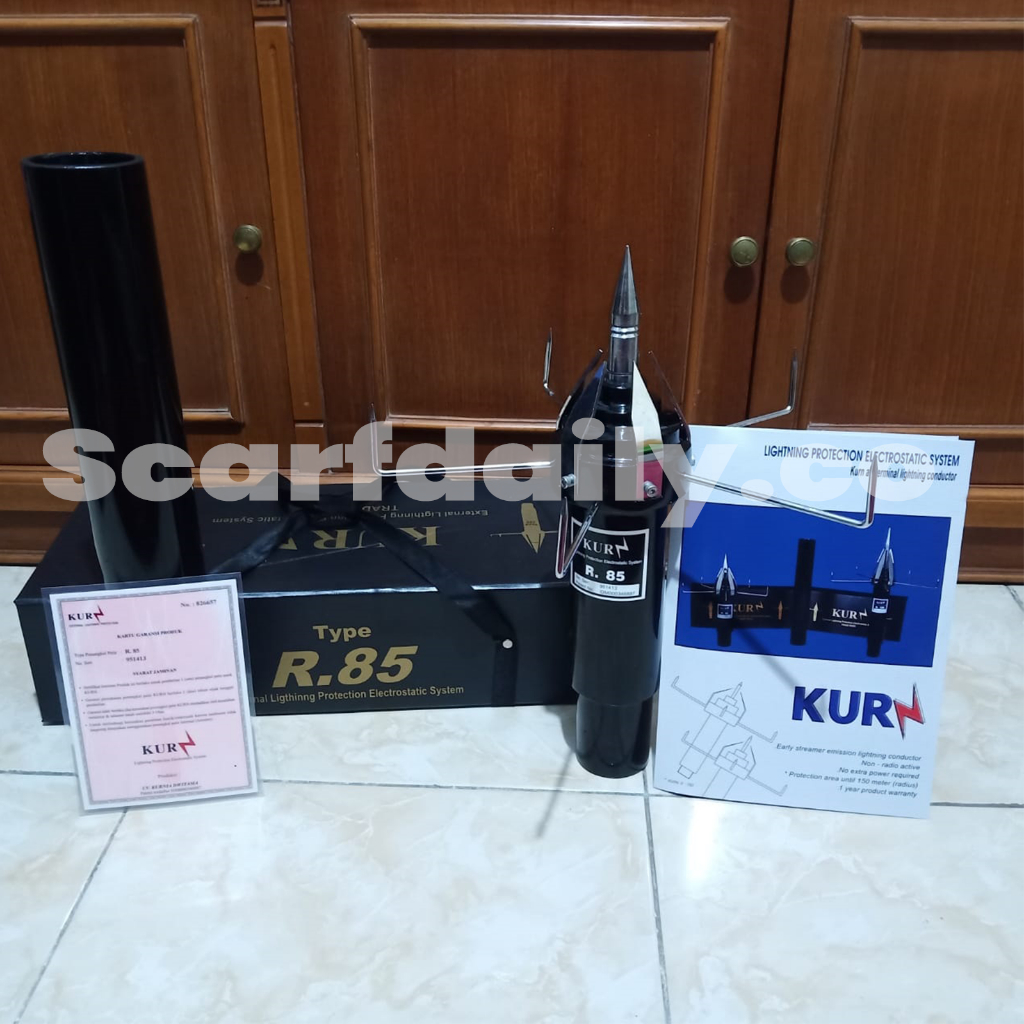 Jual Penangkal Petir KURN R85 Box Hitam ORIGINAL 100% | Shopee Indonesia