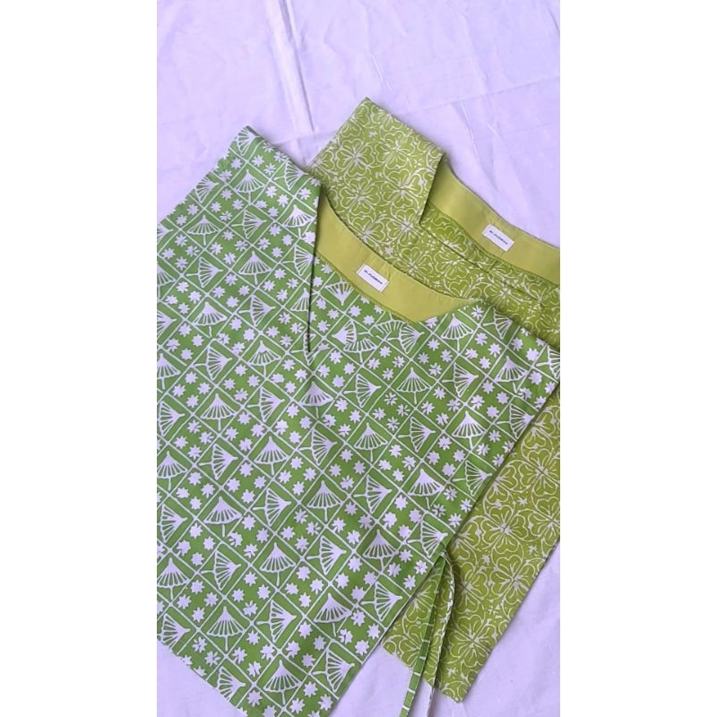 Jual Vest Tali Batik Hijau By.Pudrink | Shopee Indonesia