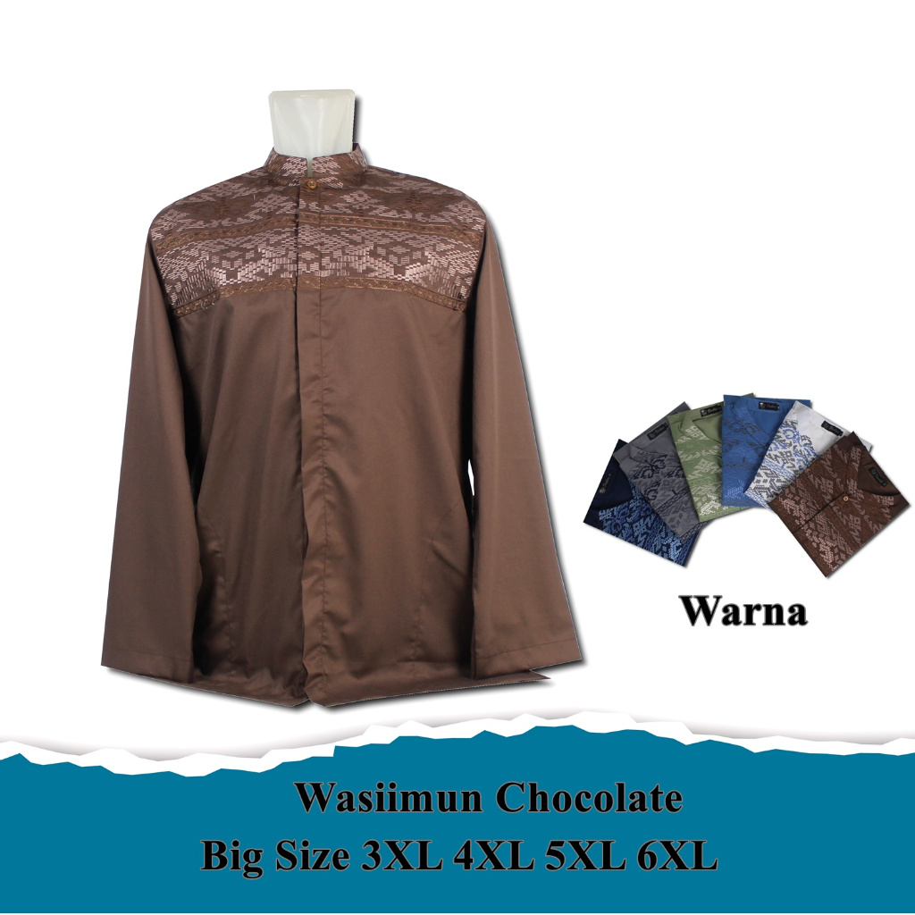 Jual Baju Koko Pria Dewasa JUMBO XXL - XXXXXXL - Kain Toyobo Motif ...