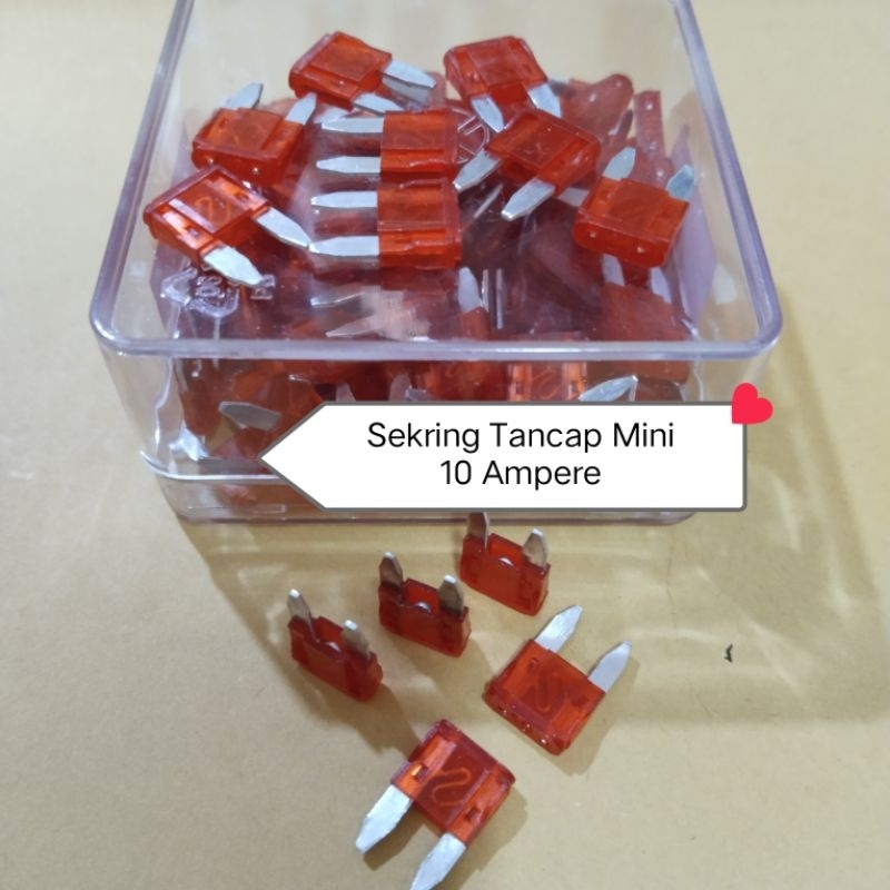 Jual Sekring sekering Tancap mini 10 ampere per 100pcs | Shopee Indonesia