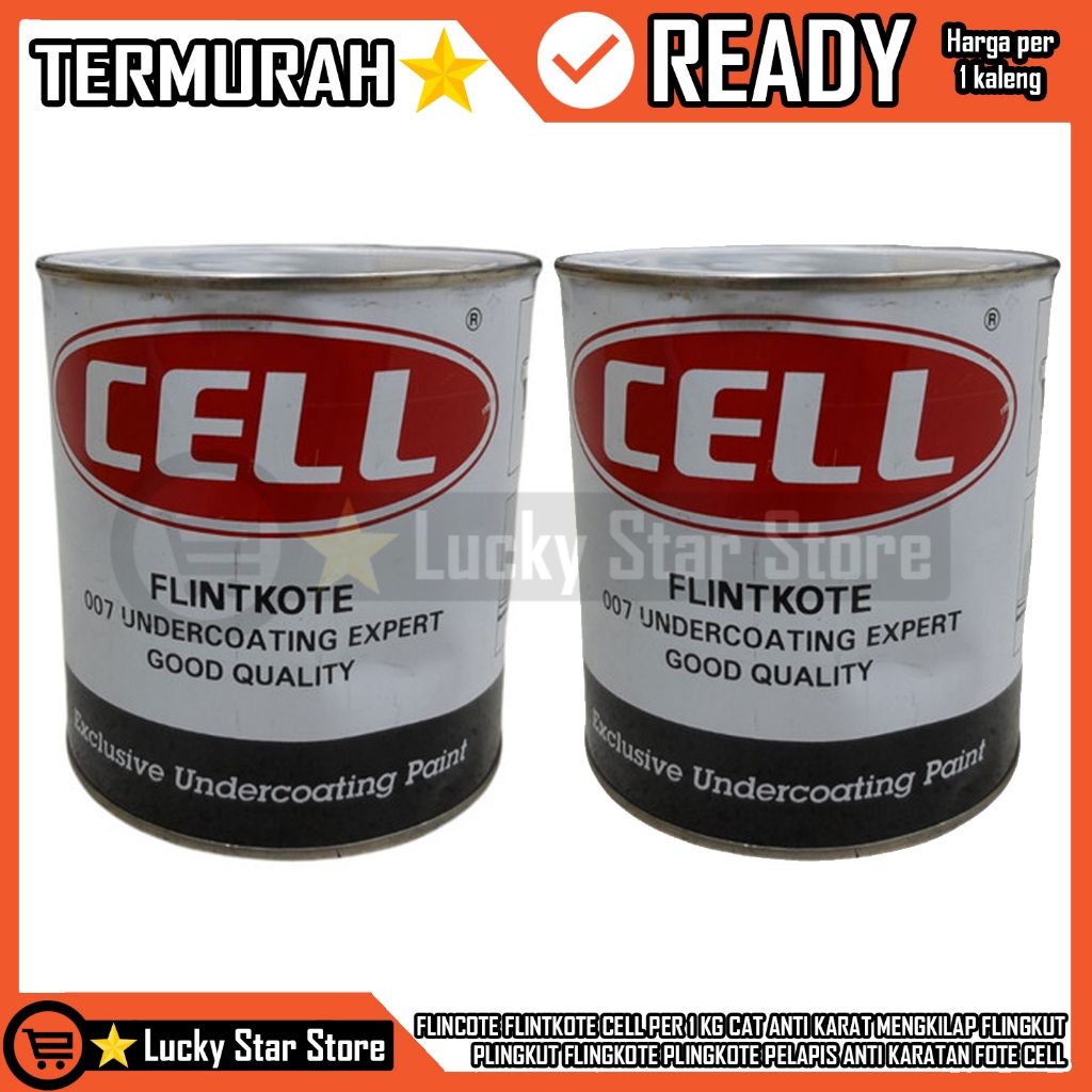 Jual FLINCOTE FLINTKOTE CELL PER 1 KG CAT ANTI KARAT MENGKILAP FLINGKUT ...